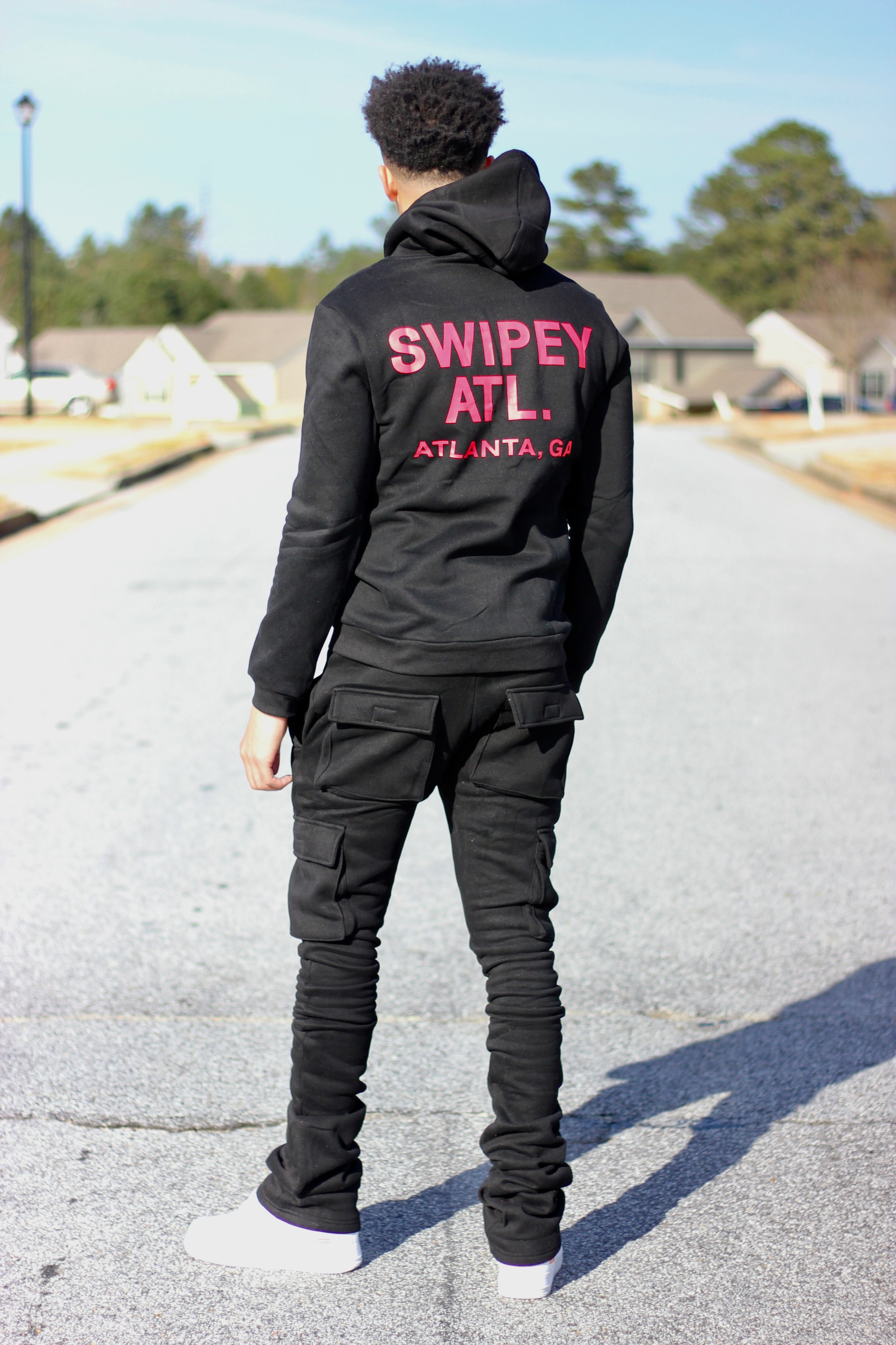 Super Stacked Black Cargo Set – Swipey ATL